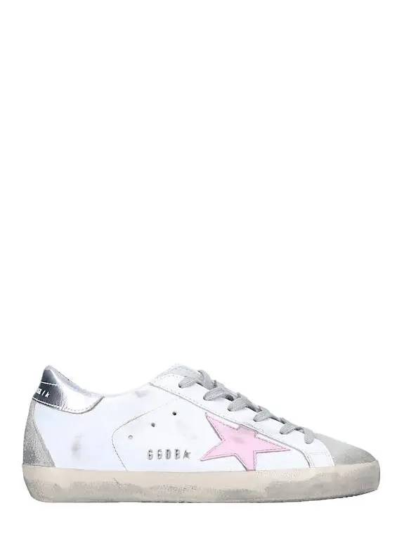 GOLDEN GOOSE Superstar Leather And Suede Low-top Trainers - White/oth