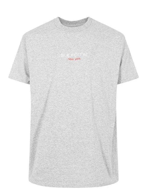Supreme Classic Logo Crewneck T-shirt - Grey