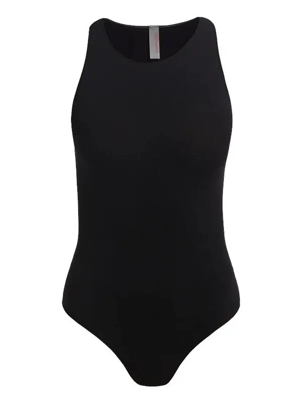 Commando Ballet Body Racerback Bodysuit - Black