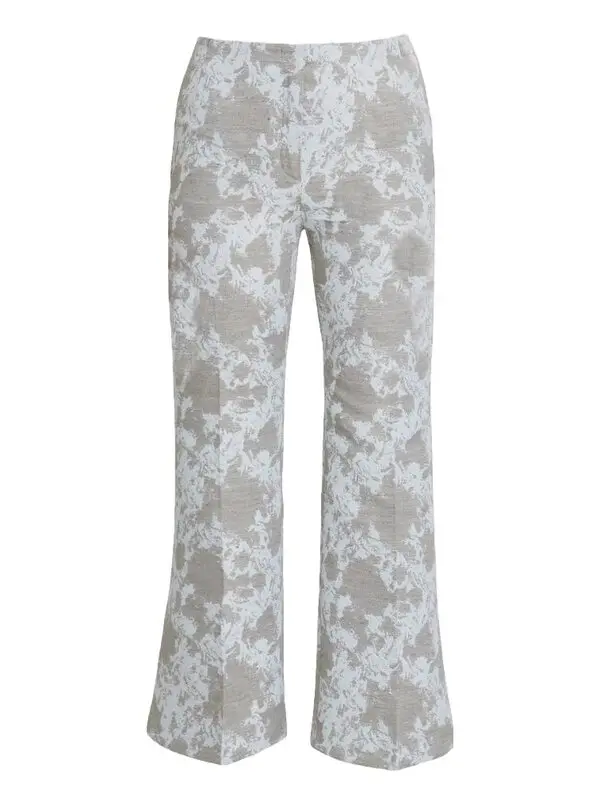 Santorelli Izzy Flared Leg Pants - Aloe