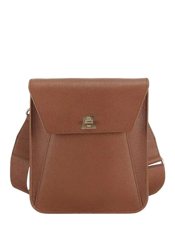 Akris Anouk Crossbody Bag - Caramel