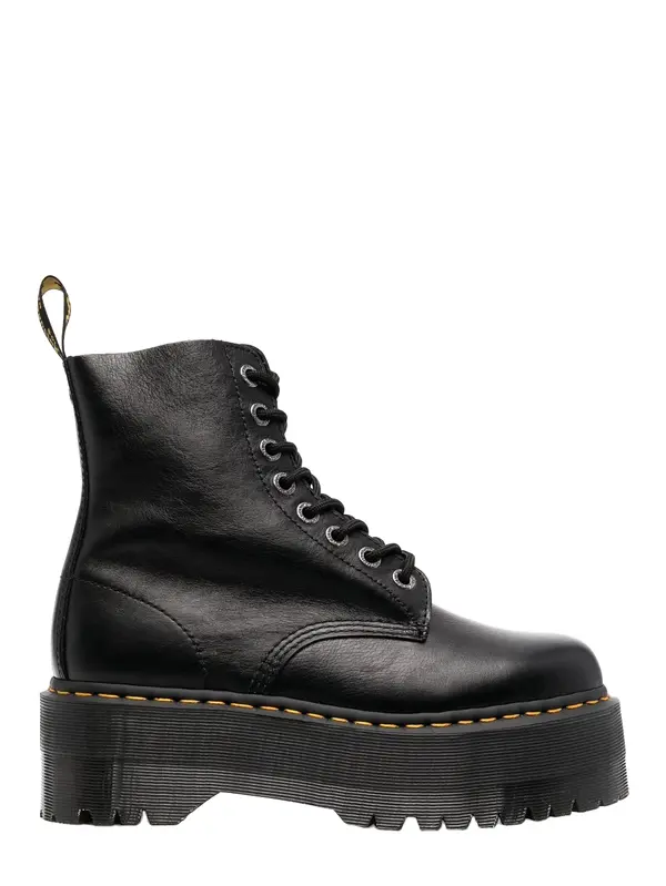 Dr. Martens 1460 Pascal Max Platform Boots - Black