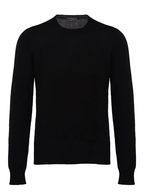 Prada Crew Neck Jumper - Black