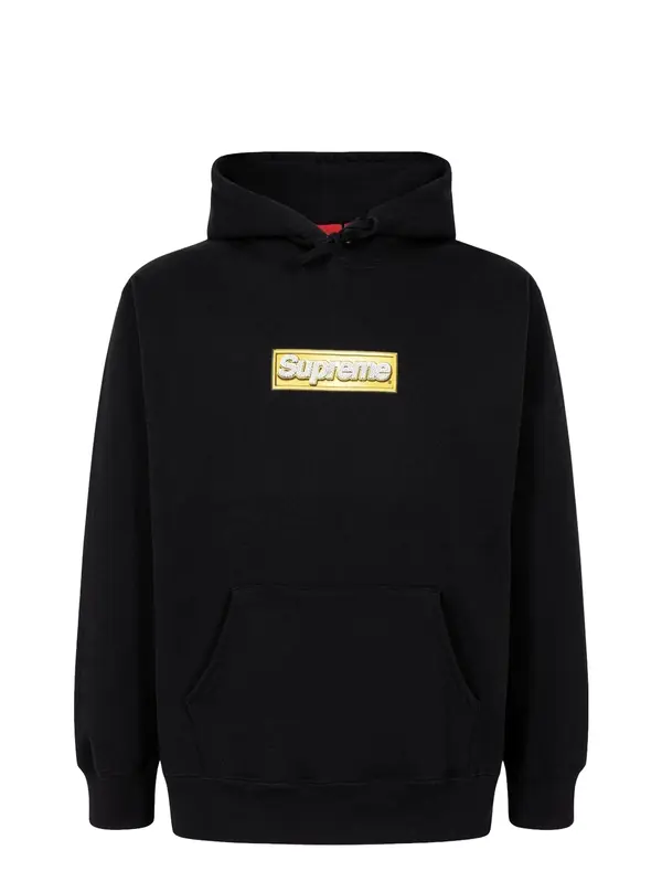 Supreme Logo Hoodie - Black