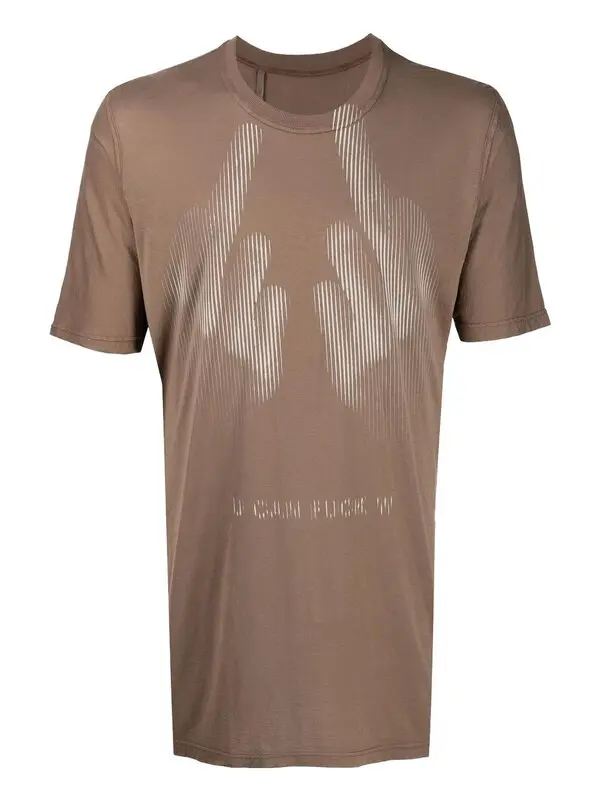 Boris Bidjan Saberi Graphic-print T-shirt - Brown