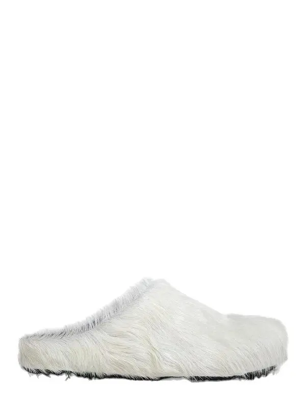 Marni Fussbett Sabot Mules - White
