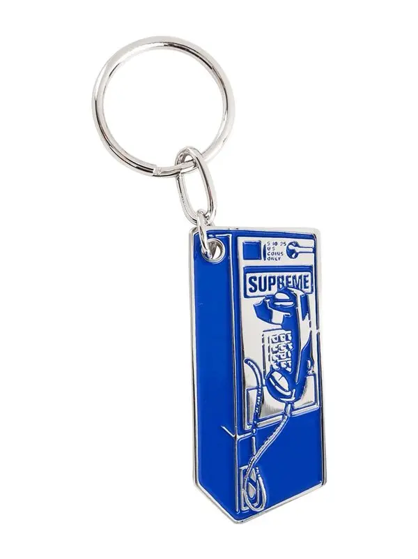 Supreme Payphone Keychain - Blue