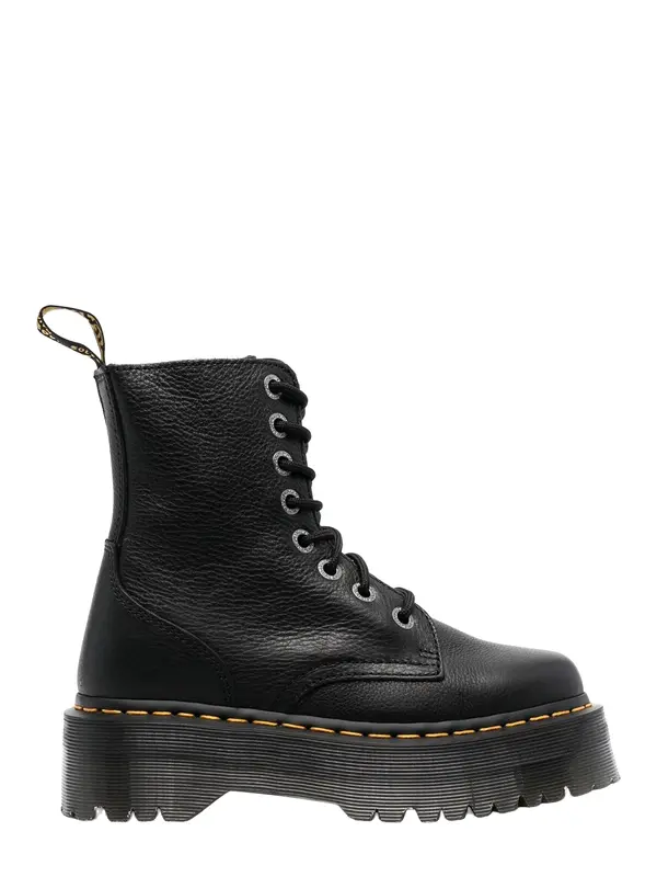 Dr. Martens Jadon Iii Pisa-leather Platform Boots - Black