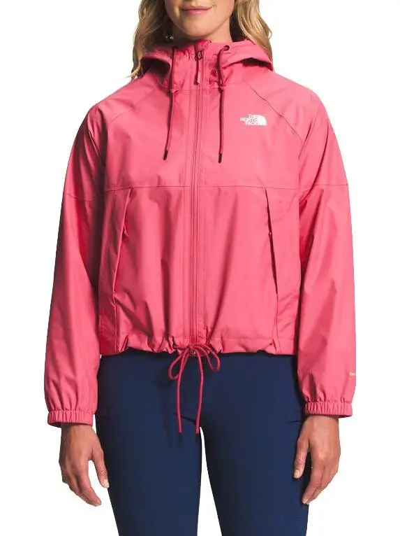 The North Face Antora Waterproof Rain Hoodie - Cosmo Pink