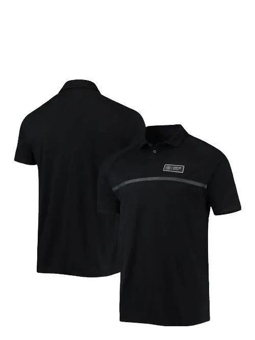 LEVELWEAR Chicago Cubs Sector Raglan Polo - Black