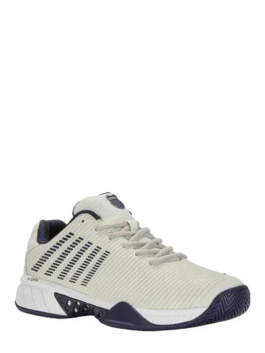 K-Swiss Hypercourt Express 2 Tennis Shoe - Gray/white/peacoat