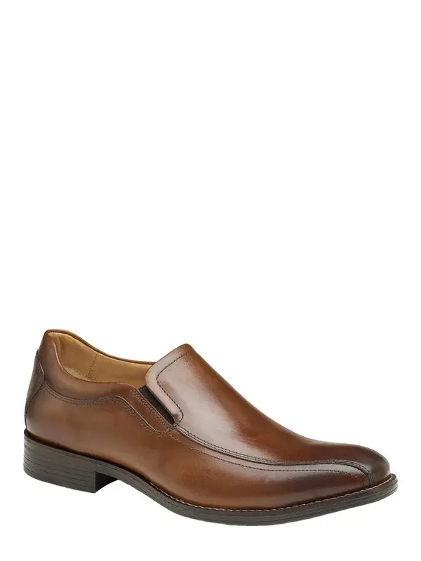 Johnston & Murphy Lewis Venetian Loafer - Tan Full Grain