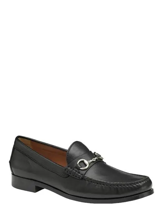 Johnston & Murphy Baldwin Bit Loafer - Black Sheepskin