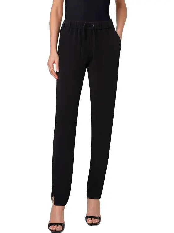 Akris Mike Split Hem Pants - Black