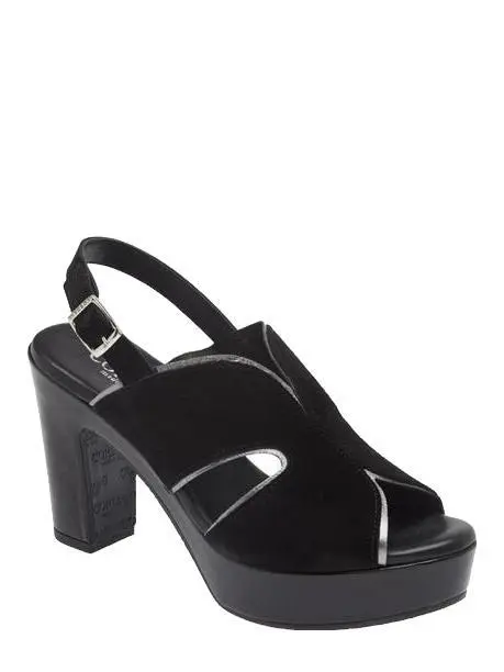 Cordani Toni Slingback Sandal - Crosta Nero