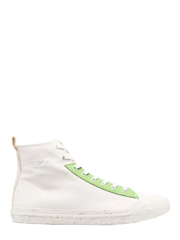 DIESEL Colorblock High-top Sneakers - Neutrals