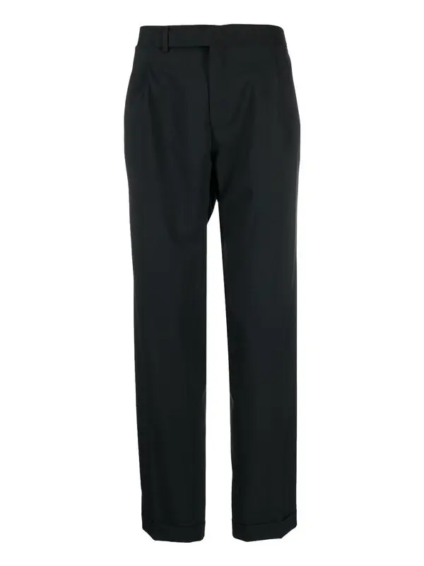 BRIGLIA 1949 Mid-rise Straight Leg Trousers - Black