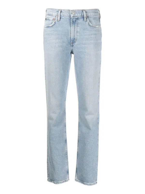 AGOLDE Lyle Pinch Waist Straight Leg Jeans - Blue