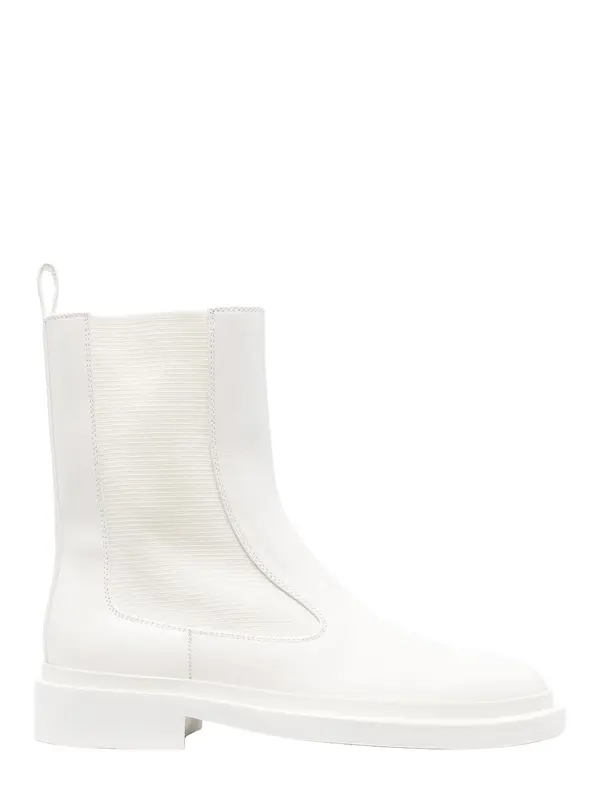 JIL SANDER Pull-on Ankle Boots - White