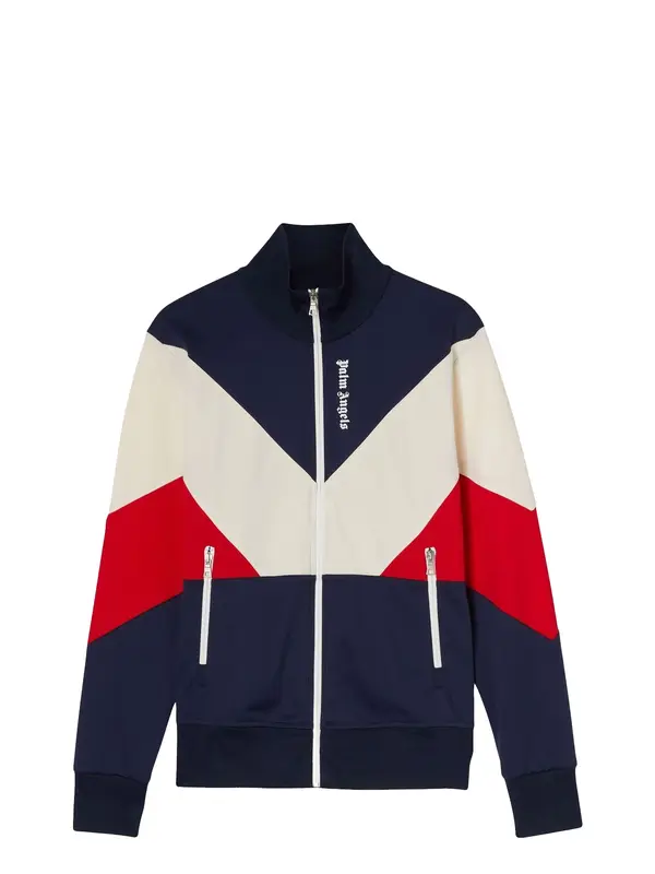 Palm Angels Colour-block Track Jacket - Blue
