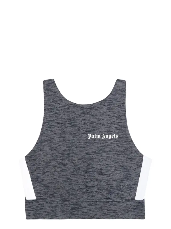 Palm Angels Logo-print Training Top - Grey
