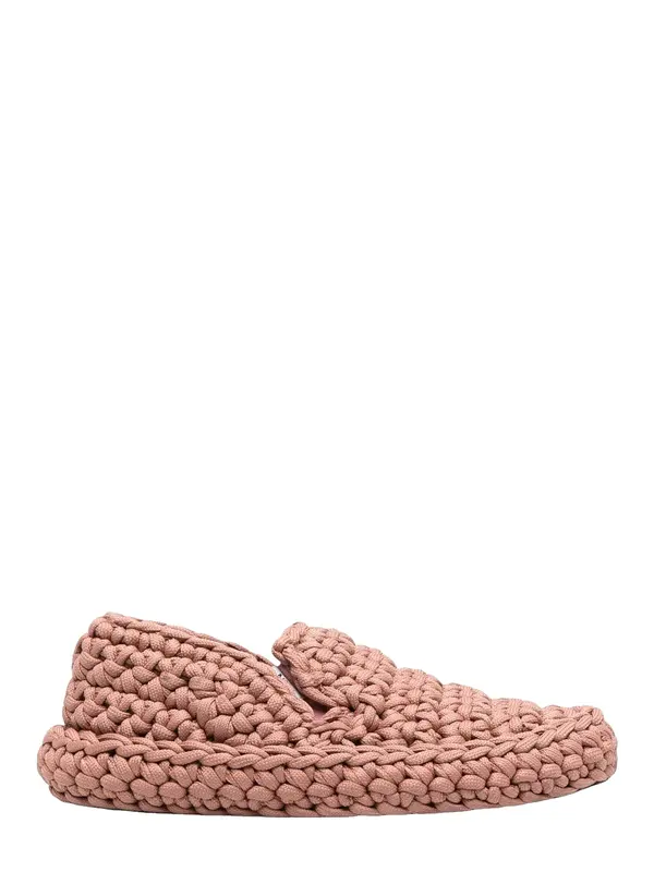 N°21 Knitted Slip-on Sneakers - Neutrals