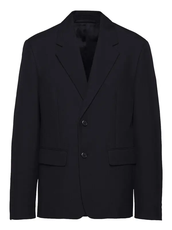 Prada Single-breasted Blazer - Black
