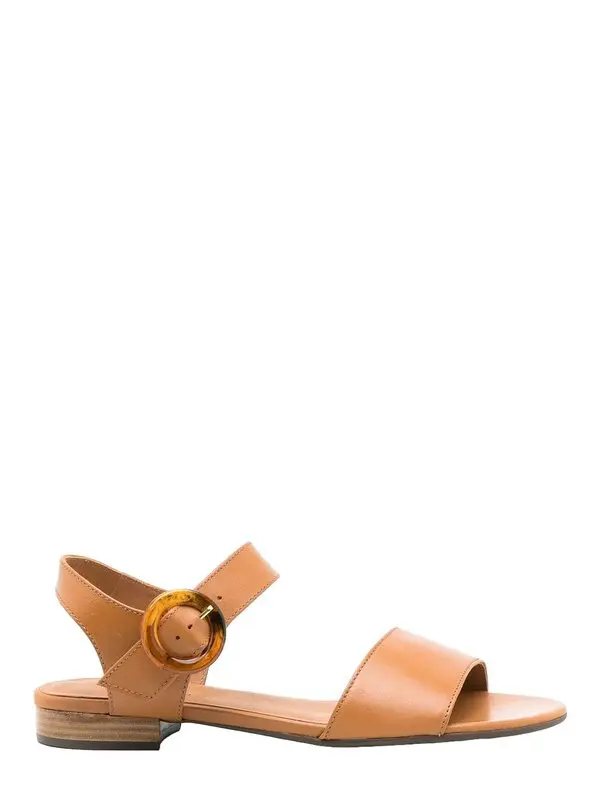 STUDIO CHOFAKIAN Sta Monica Leather Sandals - Brown