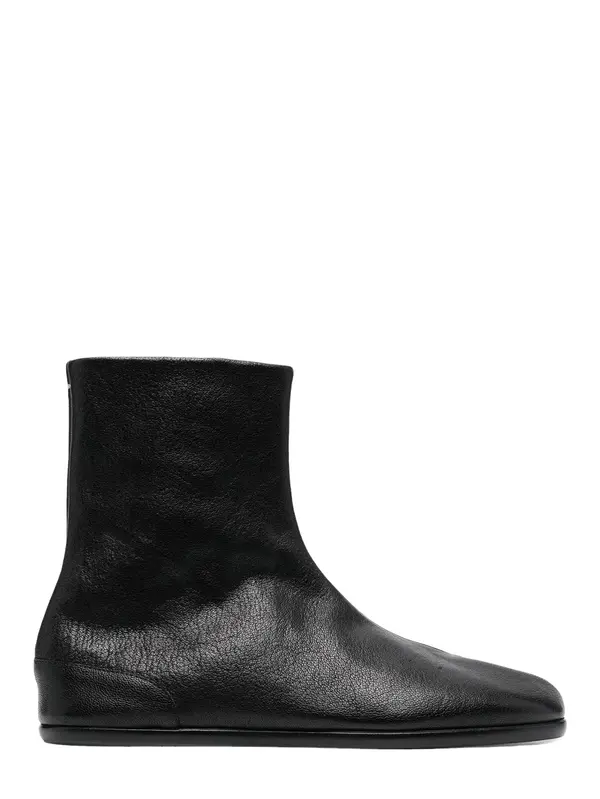 MAISON MARGIELA Tabi Flat Ankle Boots - Black