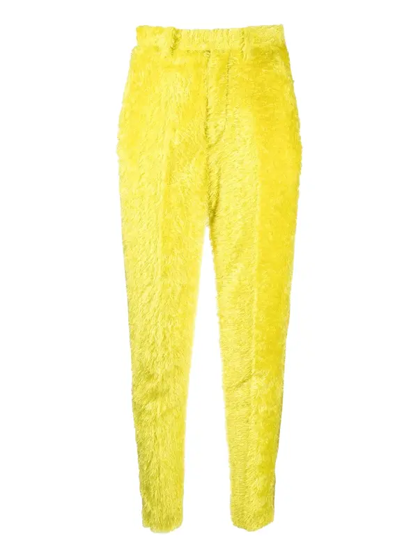 UNDERCOVERISM Textured High-waisted Trousers - Yellow