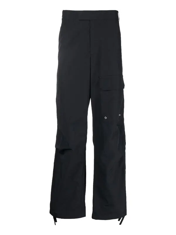 Helmut Lang Patch-pocket Loose Fit Trousers - Black