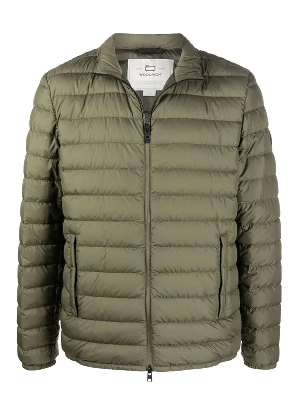 Woolrich Sundance Padded Track Jacket - Green