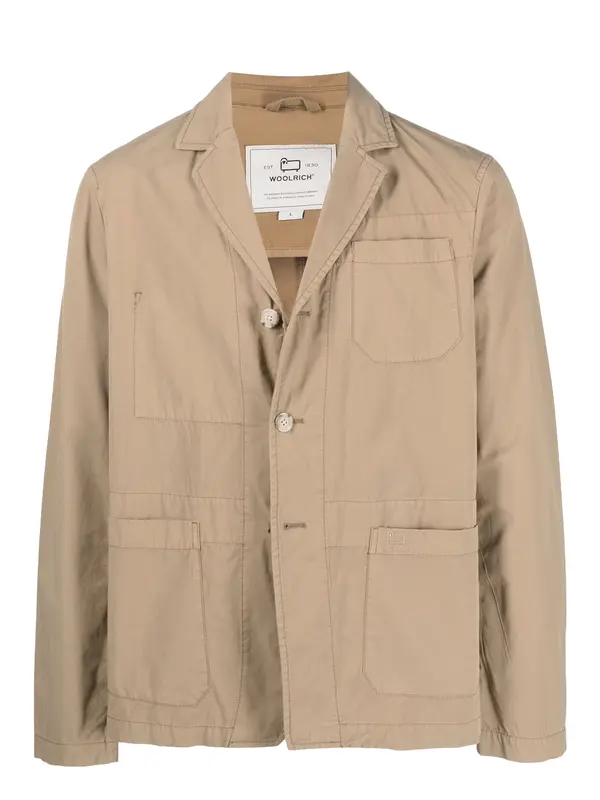 Woolrich Single-breasted Button Blazer - Brown