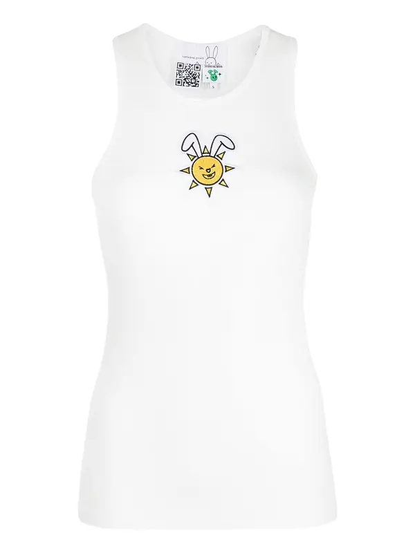 Natasha Zinko Graphic-print Tank Top - White
