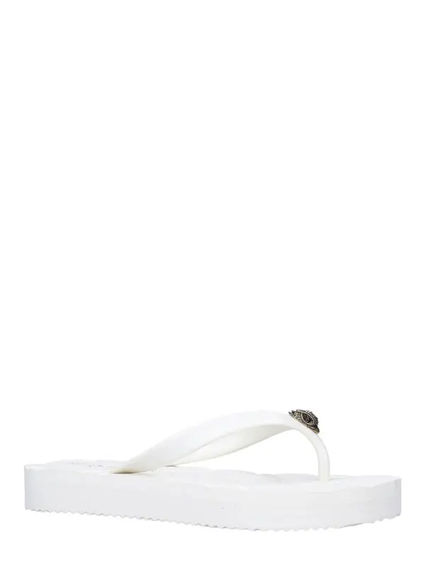Kurt Geiger Kensington Q Flip Flops - Beige