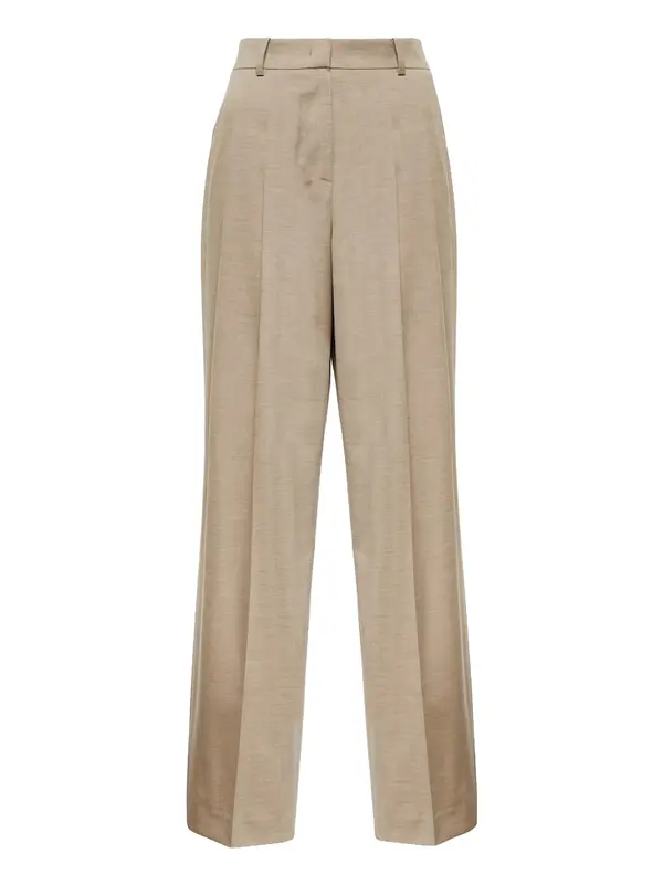 THE FRANKIE SHOP Gelso Wide-leg Pants - Beige