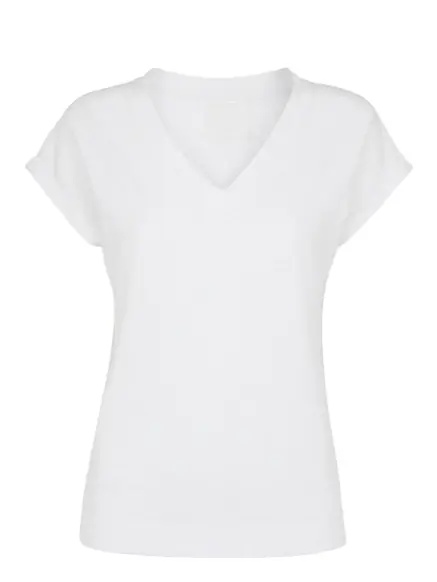 Whistles Willa Short-sleeve Cotton-jersey T-shirt - White