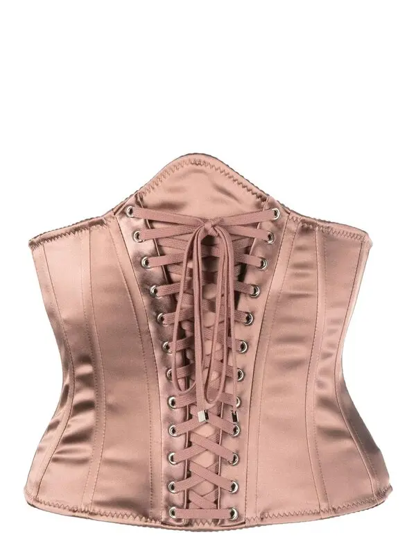 Dolce & Gabbana Lace-up Corset - Neutrals