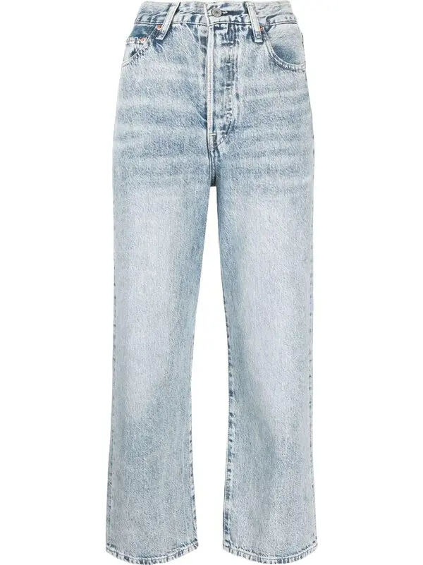 LEVI'S Ribcage Straight-leg Jeans - Blue