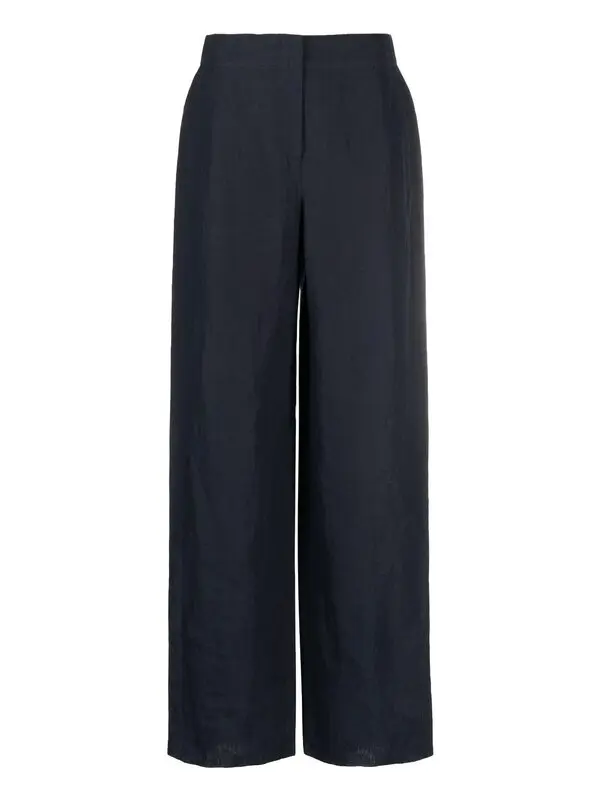 Giorgio Armani Wide-leg Trousers - Blue