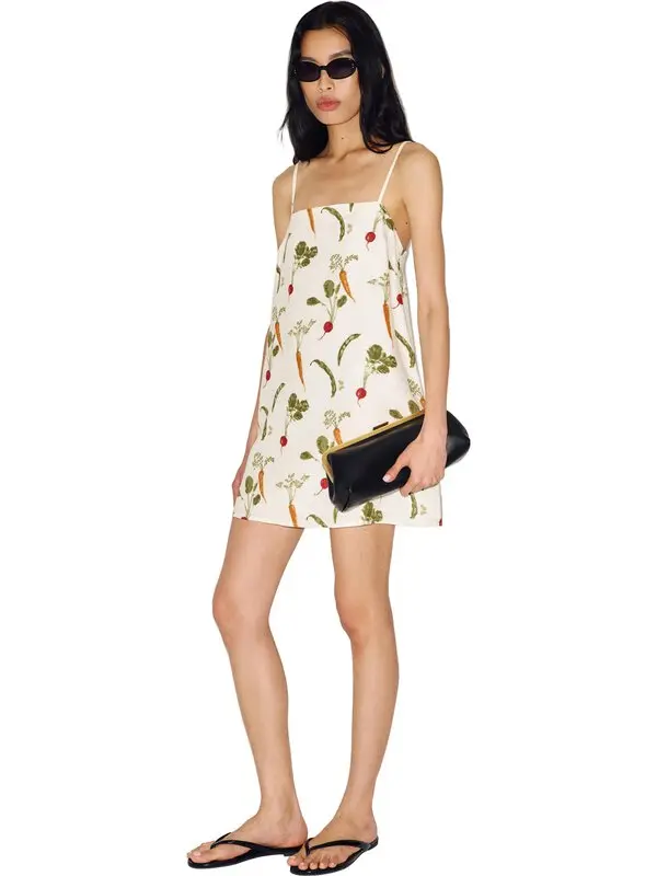 REFORMATION Aubree Linen Mini Dress - Multi