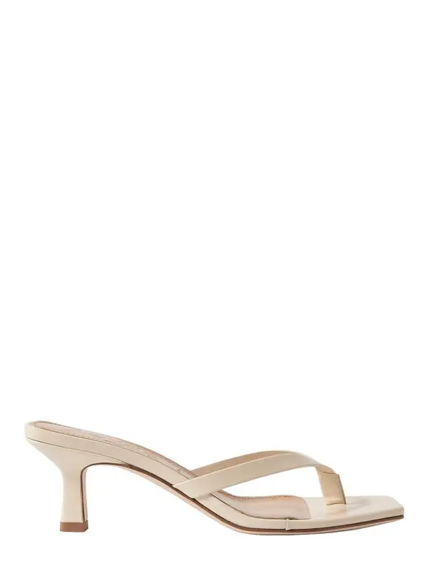 AeydĒ Wilma Leather Sandals - Neutrals