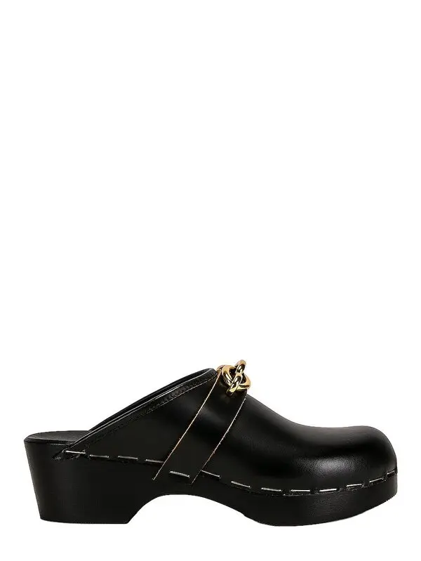 Saint Laurent Le Maillon Clogs - Nero