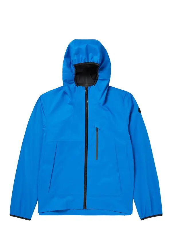 Moncler Sattouf Logo-print Hooded Jacket - Blue