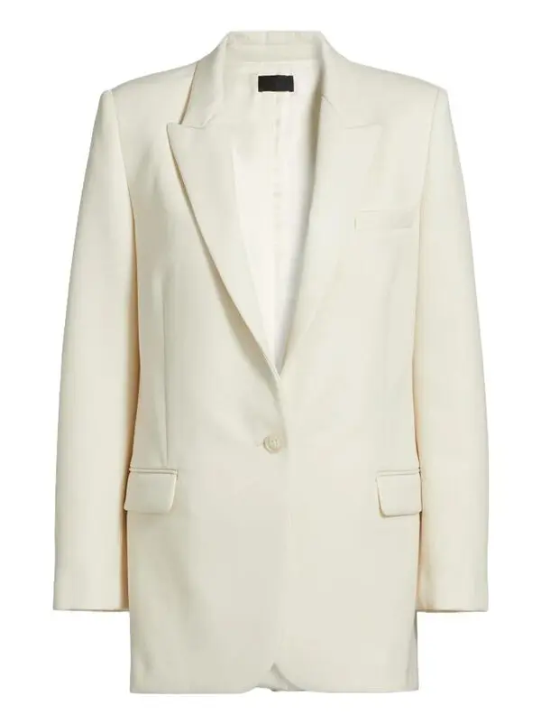 NILI LOTAN Diane Single-button Blazer - Stone