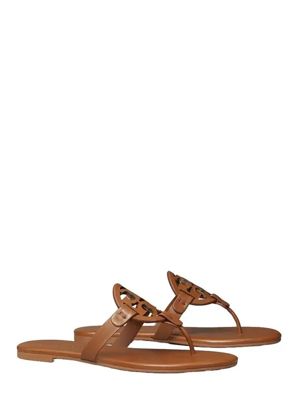 Tory Burch Miller Soft Sandal, Narrow - Bourbon Miele