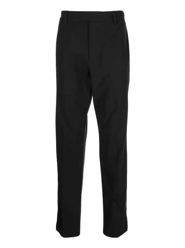 JAMES PERSE Straight-leg Tailored Trousers - Black