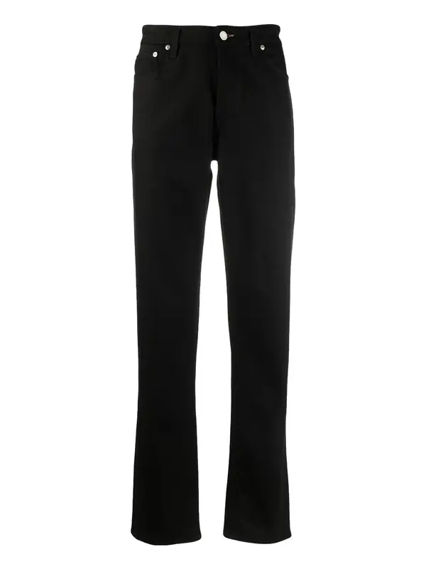 WON HUNDRED Slim-fit Low-rise Jeans - Black