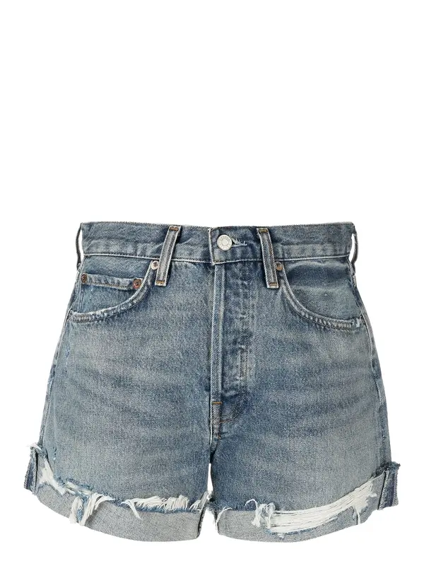 AGOLDE Parker Denim Shorts - Blue