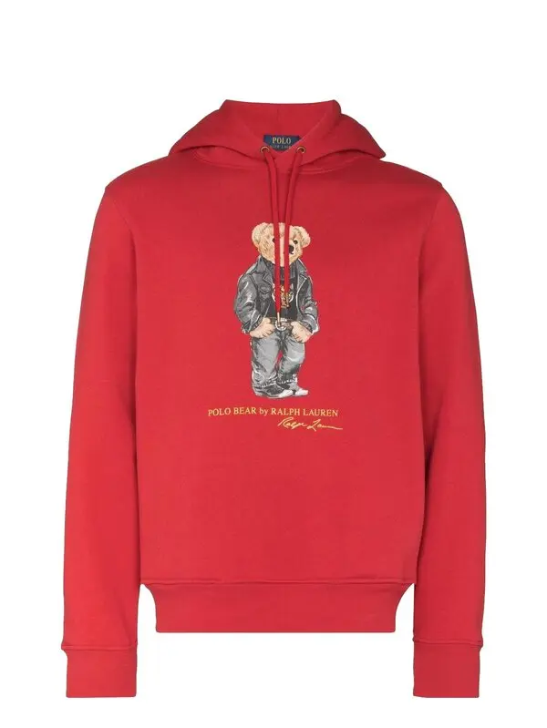Polo Ralph Lauren Polo Bear Pullover Hoodie - Red